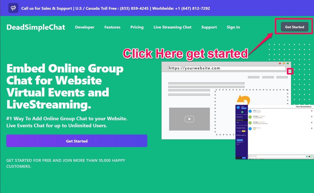 How to make a Chat room/box Website