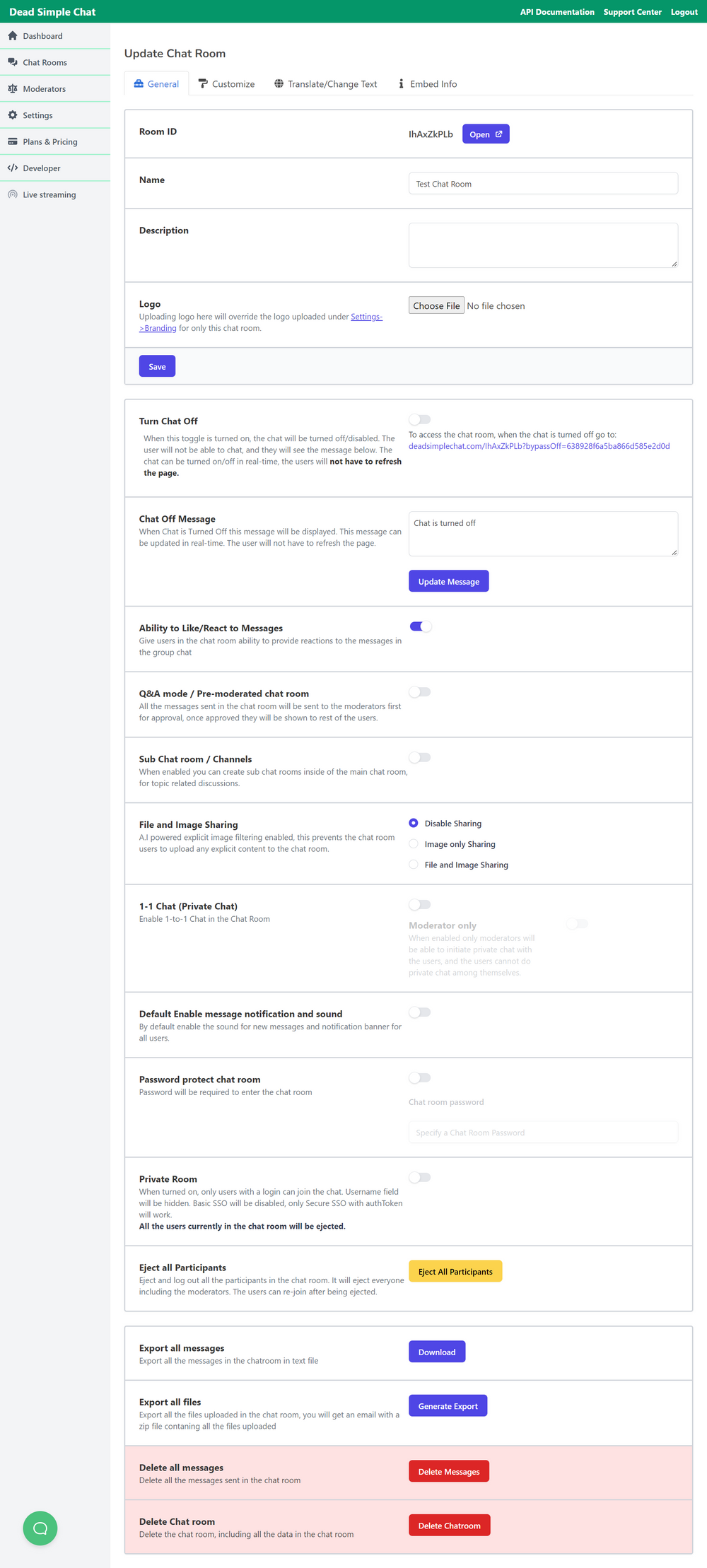 ReactJs Chat Component: Easily add chat to your react app.