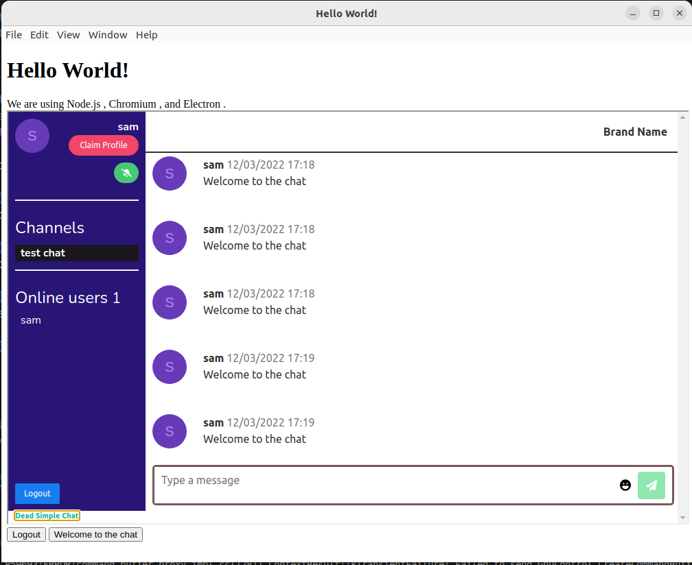 Electron Chat App Tutorial: Building a Desktop Chat App