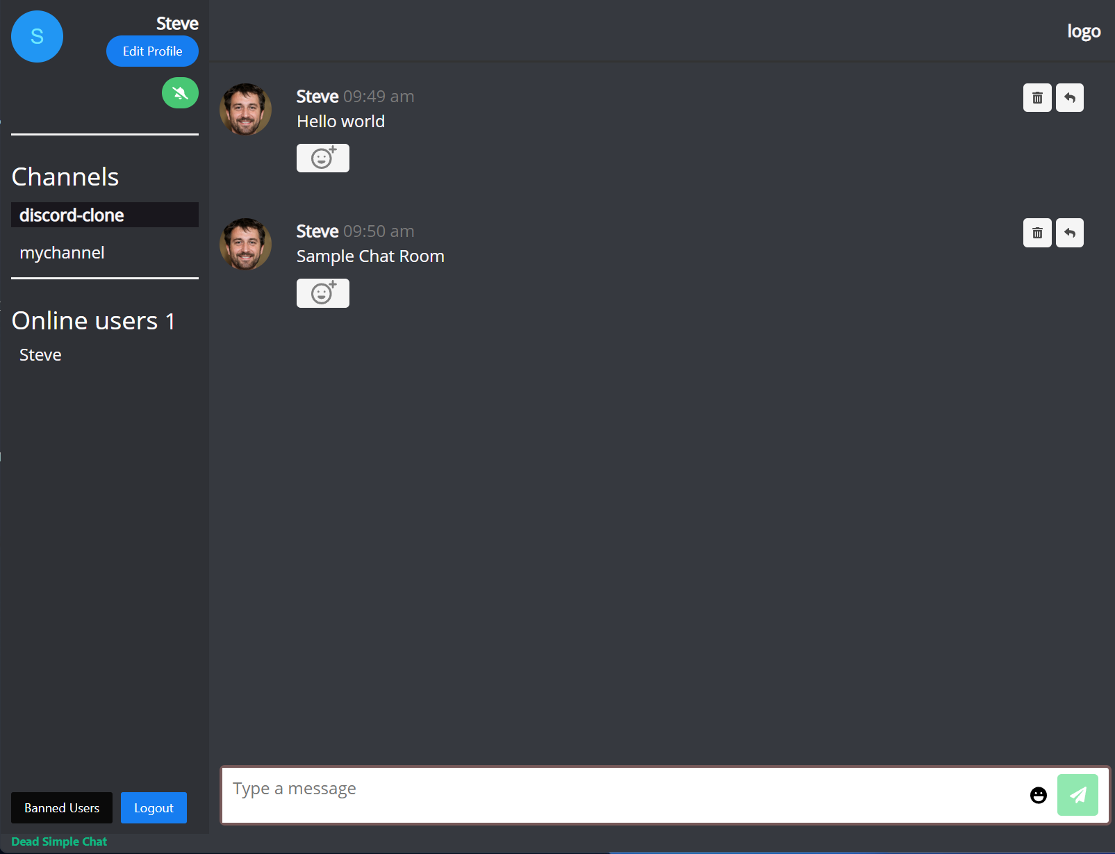 How to build a Discord Clone using Dead Simple Chat