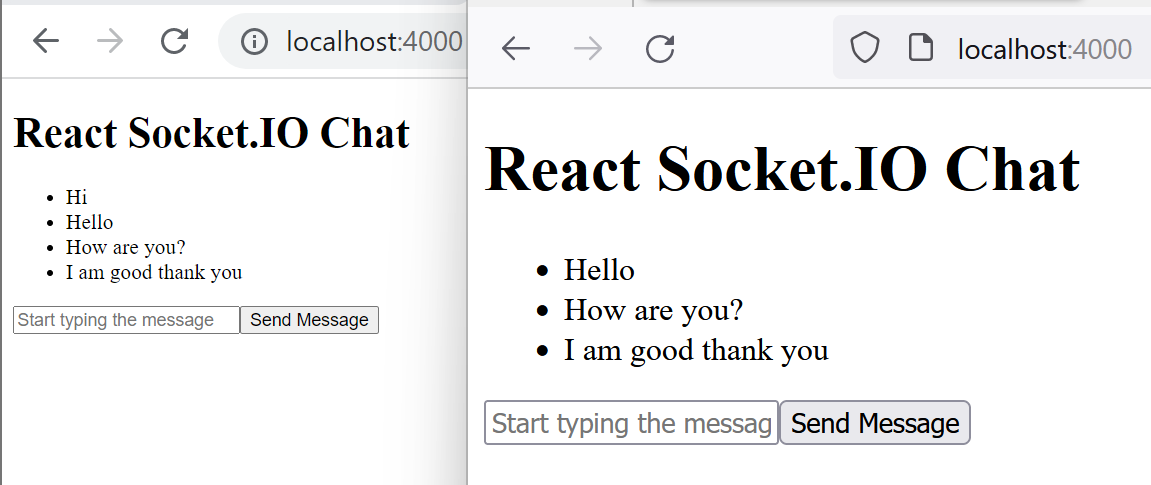 Real Time Chat with React and Socket.IO