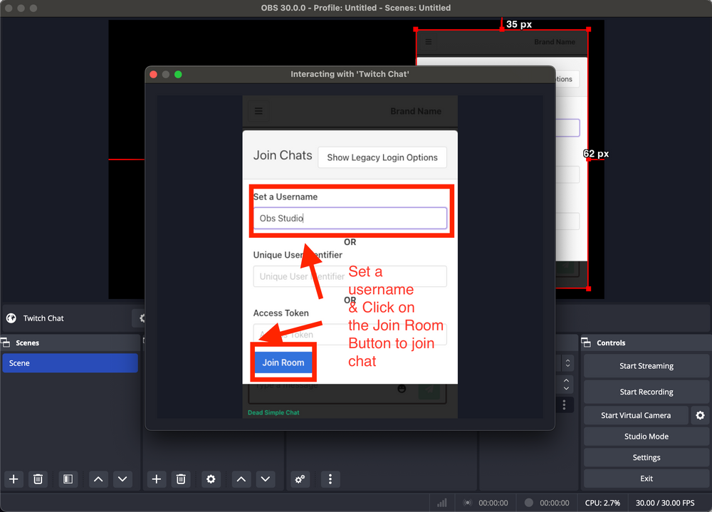 How to Add/Embed Stream Chat to OBS Studio | Jan 2024