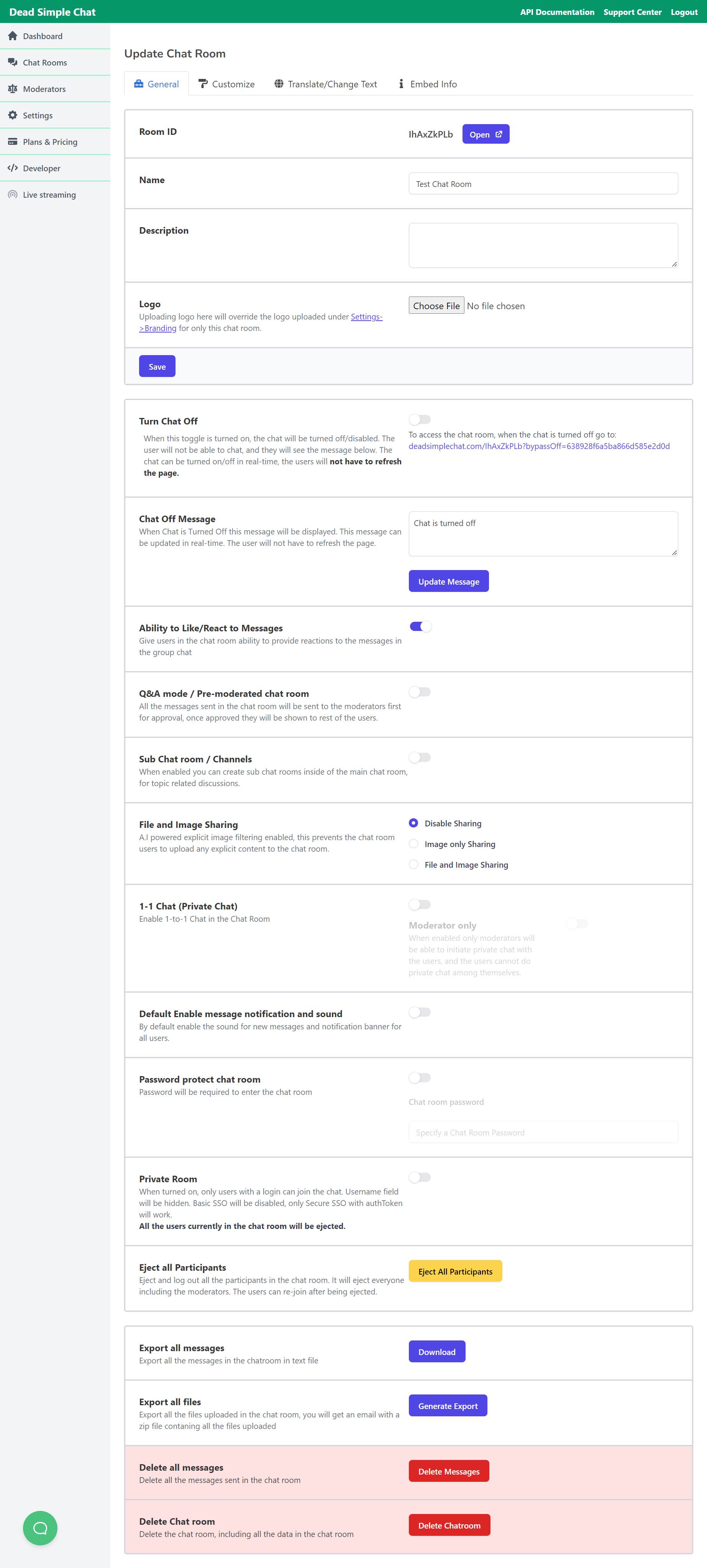 ReactJs Chat Component: Easily add chat to your react app.