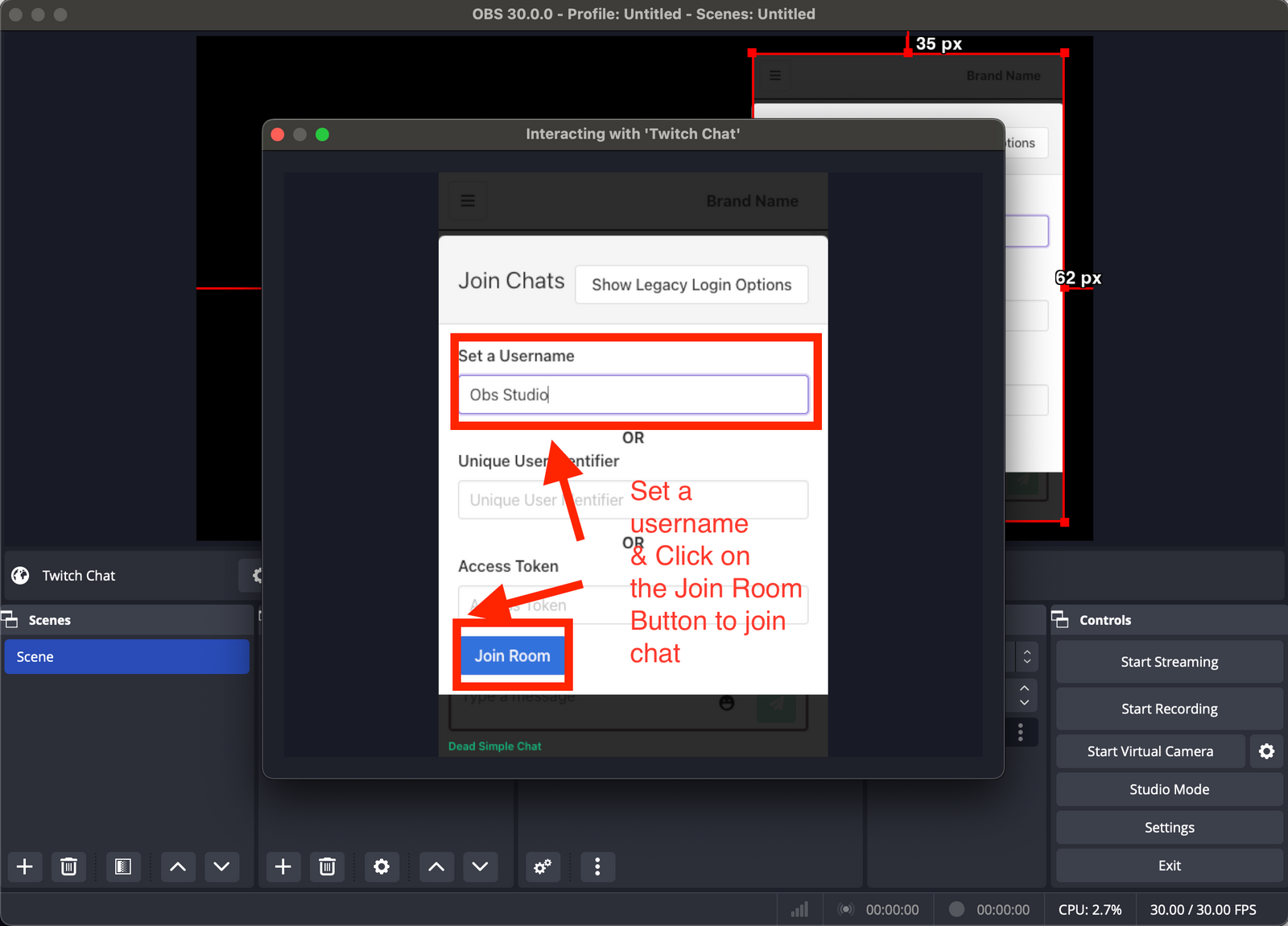 How to Add/Embed Stream Chat to OBS Studio | Jan 2024