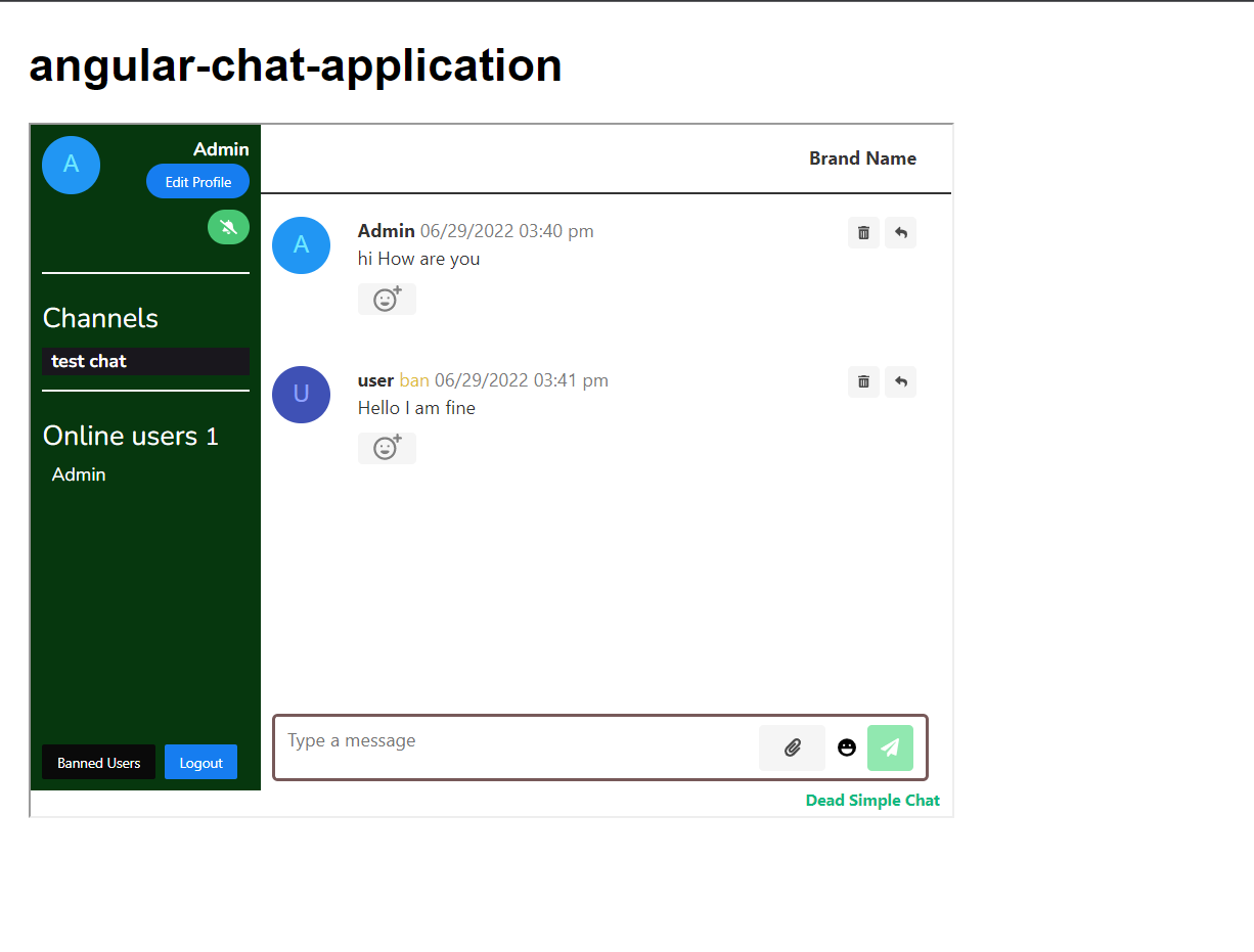 Angular Chat Application Tutorial
