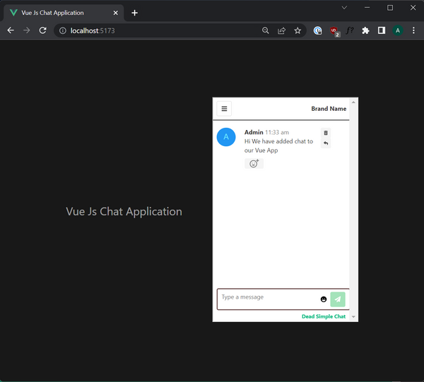 Vue Js Chat Application tutorial