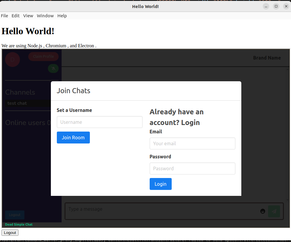 Electron Chat App Tutorial: Building a Desktop Chat App