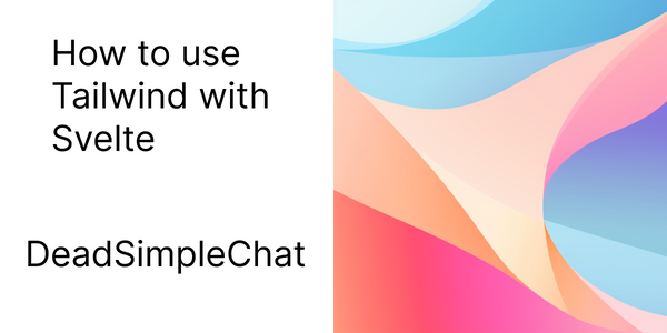 How to use Tailwind CSS with Svelte