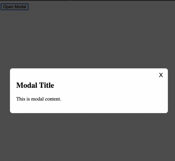 Creating A Reusable Pop- Up Modal in React from Scratch