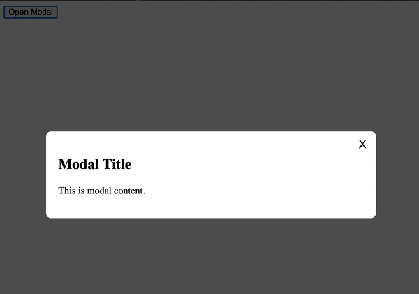 Creating A Reusable Pop- Up Modal in React from Scratch
